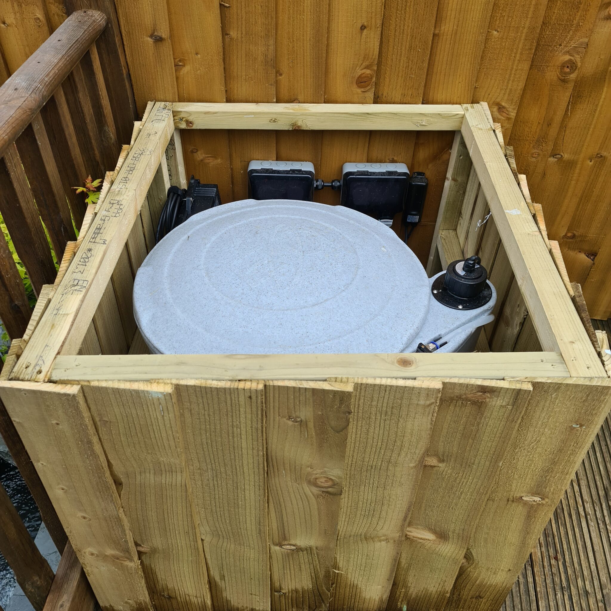 Raised Pond with Waterfall Project | Sasaquatics Garden Pond Builders